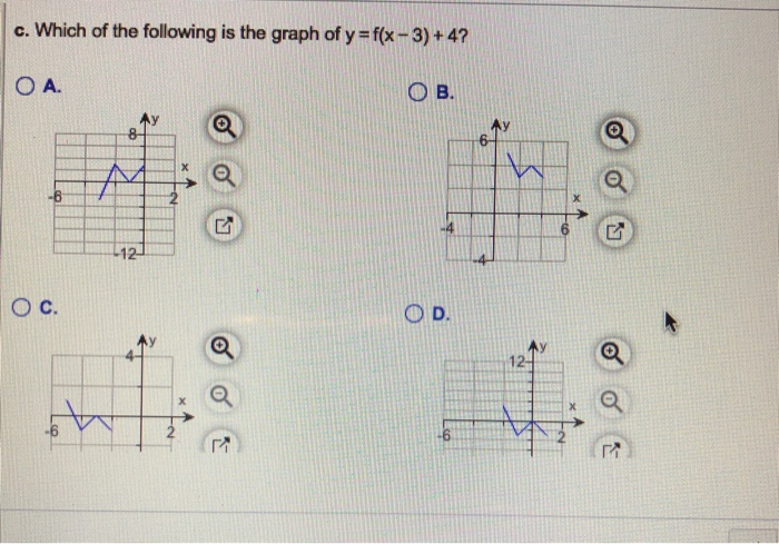 Solved Graph each of the following functions by transforming | Chegg.com