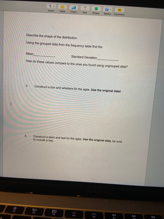 Solved 3 + ad Page Insert Table Chart Text Shape Media | Chegg.com