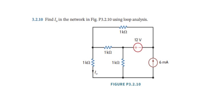 Solved 3210 find Io in The Network In Fig P3210