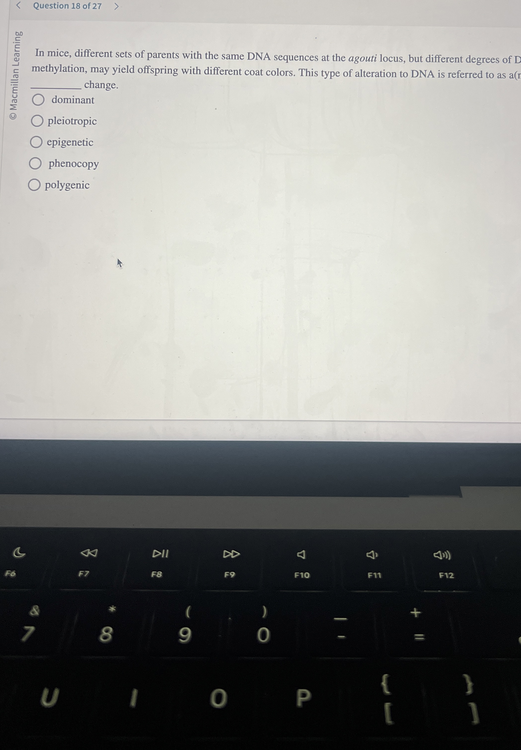 Solved In mice, different sets of parents with the same DNA | Chegg.com