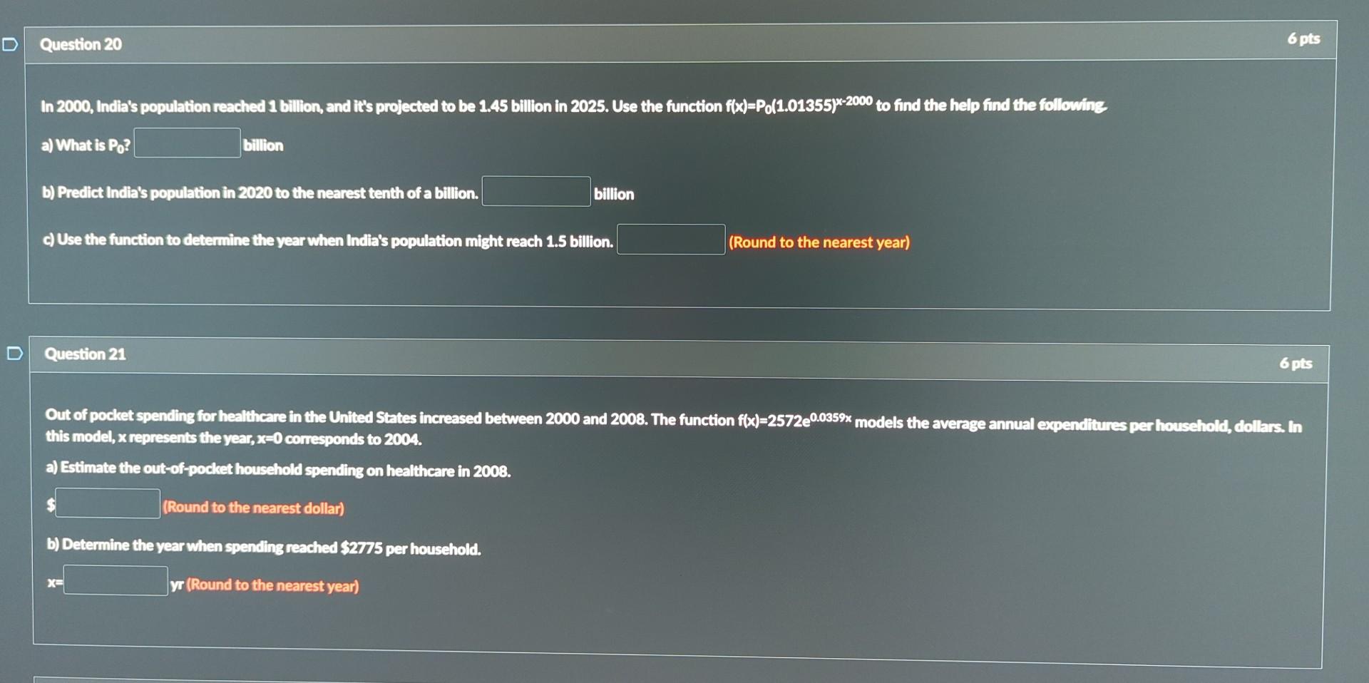 Solved In 2000 , India's population reached 1 billion, and | Chegg.com