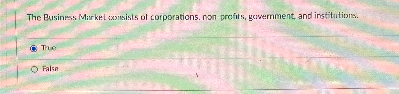 Solved The Business Market consists of corporations, | Chegg.com