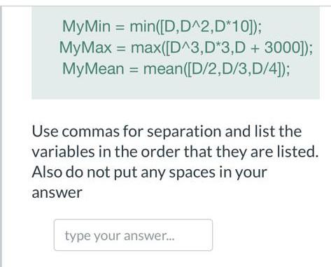 Solved 10 1 point For each MATLAB code segment shown, write | Chegg.com