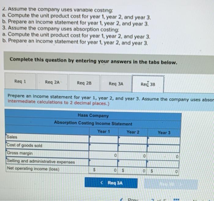 Solved Problem 7-18 Variable and Absorption Costing Unit | Chegg.com