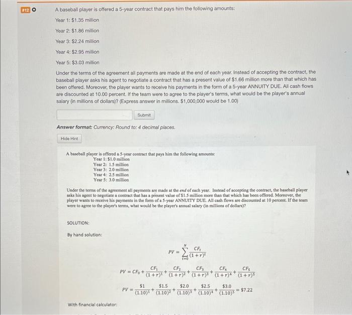 Solved Year 1: $1.35 million Year 2: $1.86 milson Year | Chegg.com