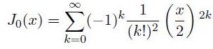 Solved The zeroth order cylindrical Bessel function has the | Chegg.com
