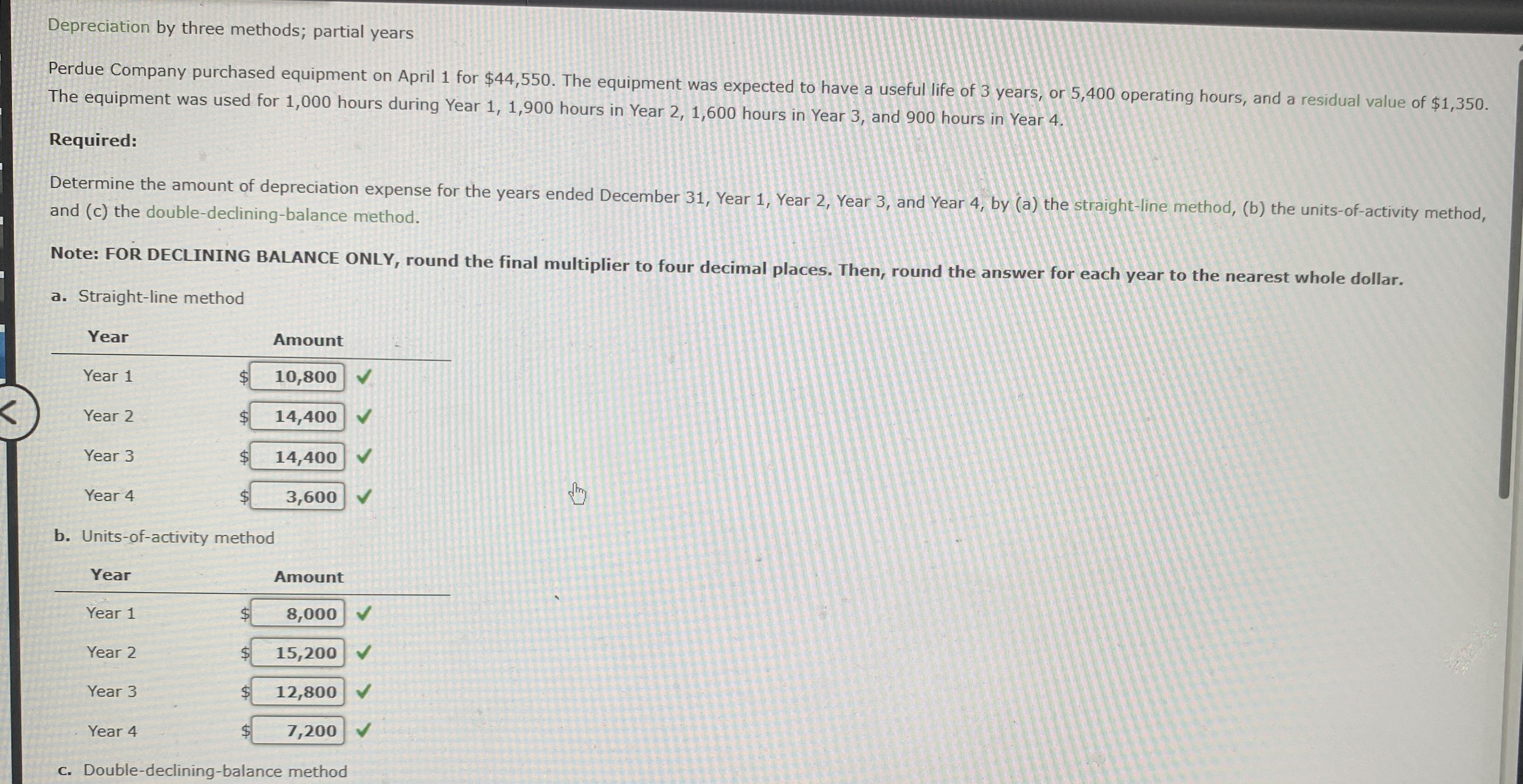 Solved I need help with this accounting problem! i keep | Chegg.com