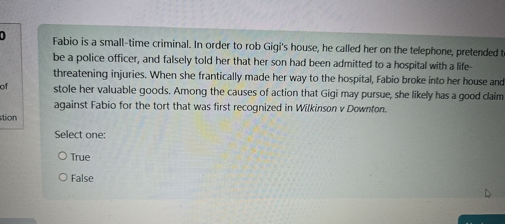 Solved Fabio is a small-time criminal. In order to rob | Chegg.com