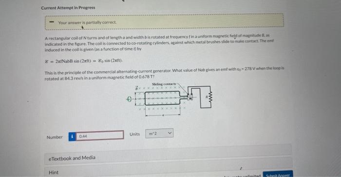 Solved A rectangular coil of N turns and of lengtha and | Chegg.com