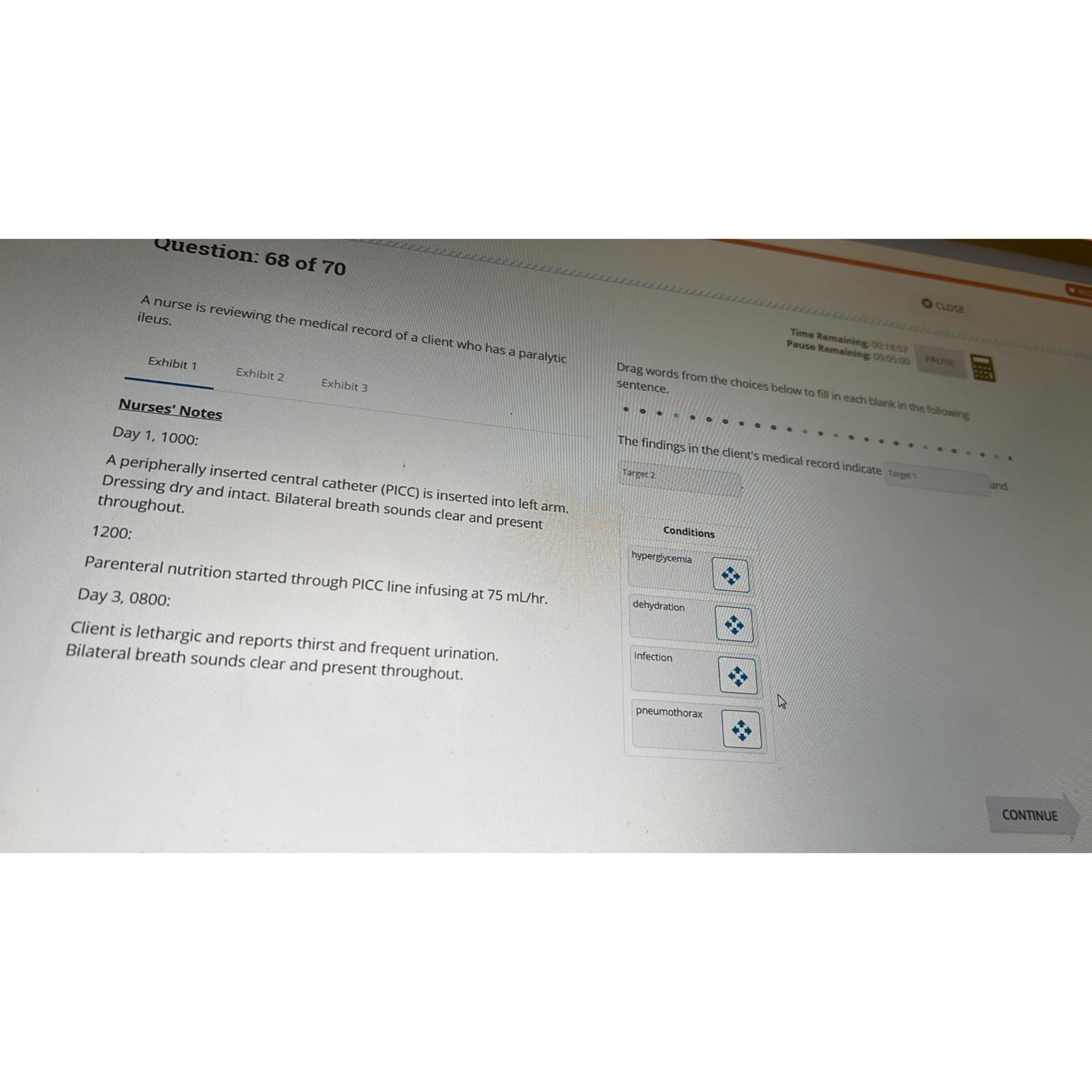 Solved Question: 68 ﻿of 70A nurse is reviewing the medical | Chegg.com