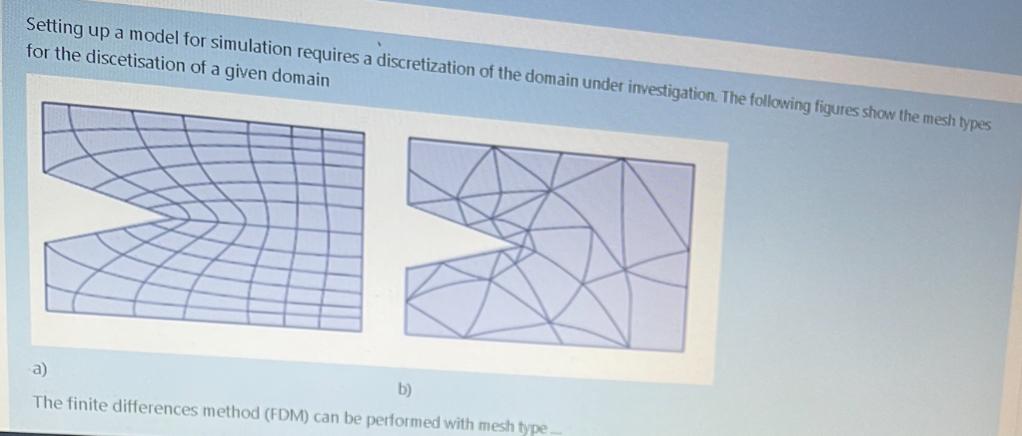 Solved Setting up a model for simulation requires a | Chegg.com