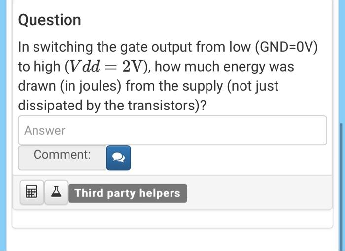 Solved Question Please implement the static CMOS gate | Chegg.com