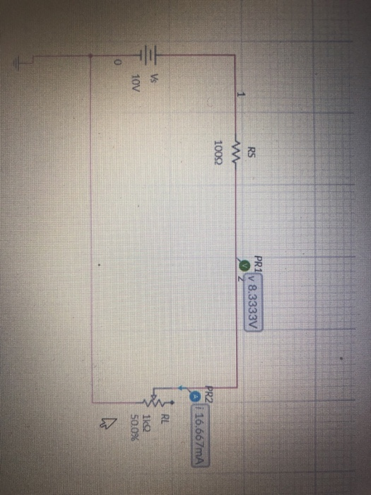 Solved Q7) If you plot vL and iL in E3 versus RL, will the | Chegg.com
