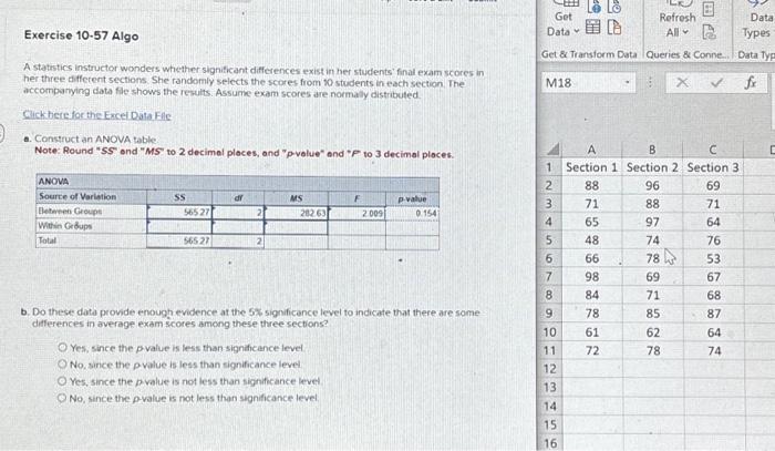 Solved A statistics instructor wonders whether significant | Chegg.com Solved A statistics instructor wonders whether significant | Chegg.com