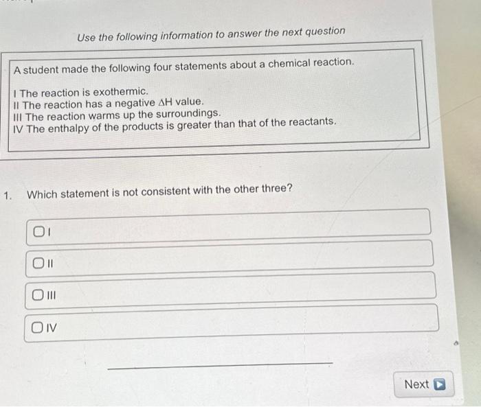 Solved A student made the following four statements about a | Chegg.com
