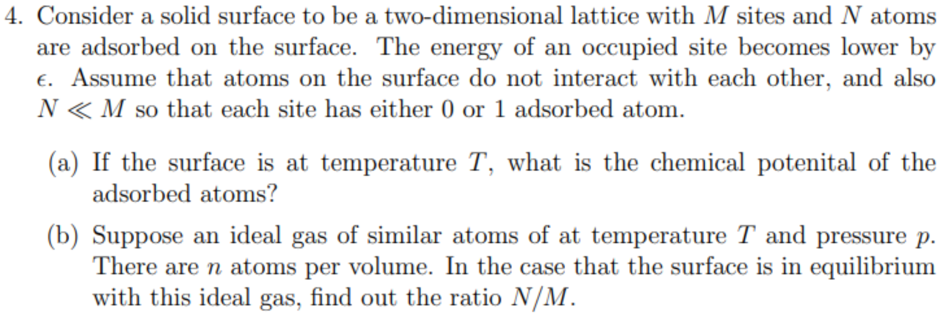 Solved 6.Consider a solid surface to be a two-dimensional | Chegg.com