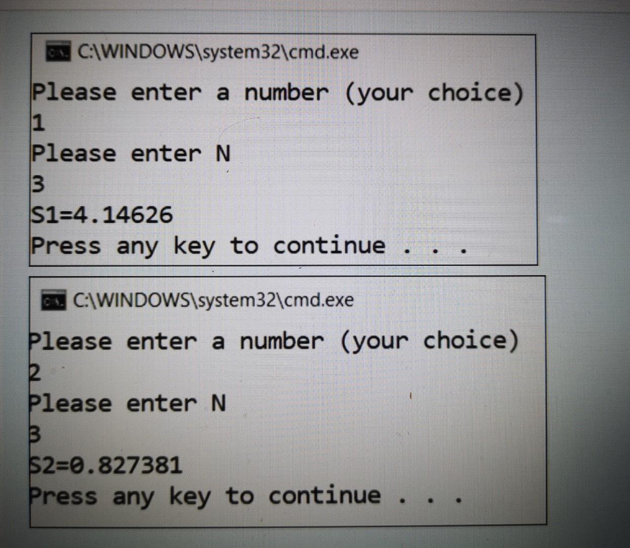 Solved en Develop a C++ program that asks the user to enter | Chegg.com