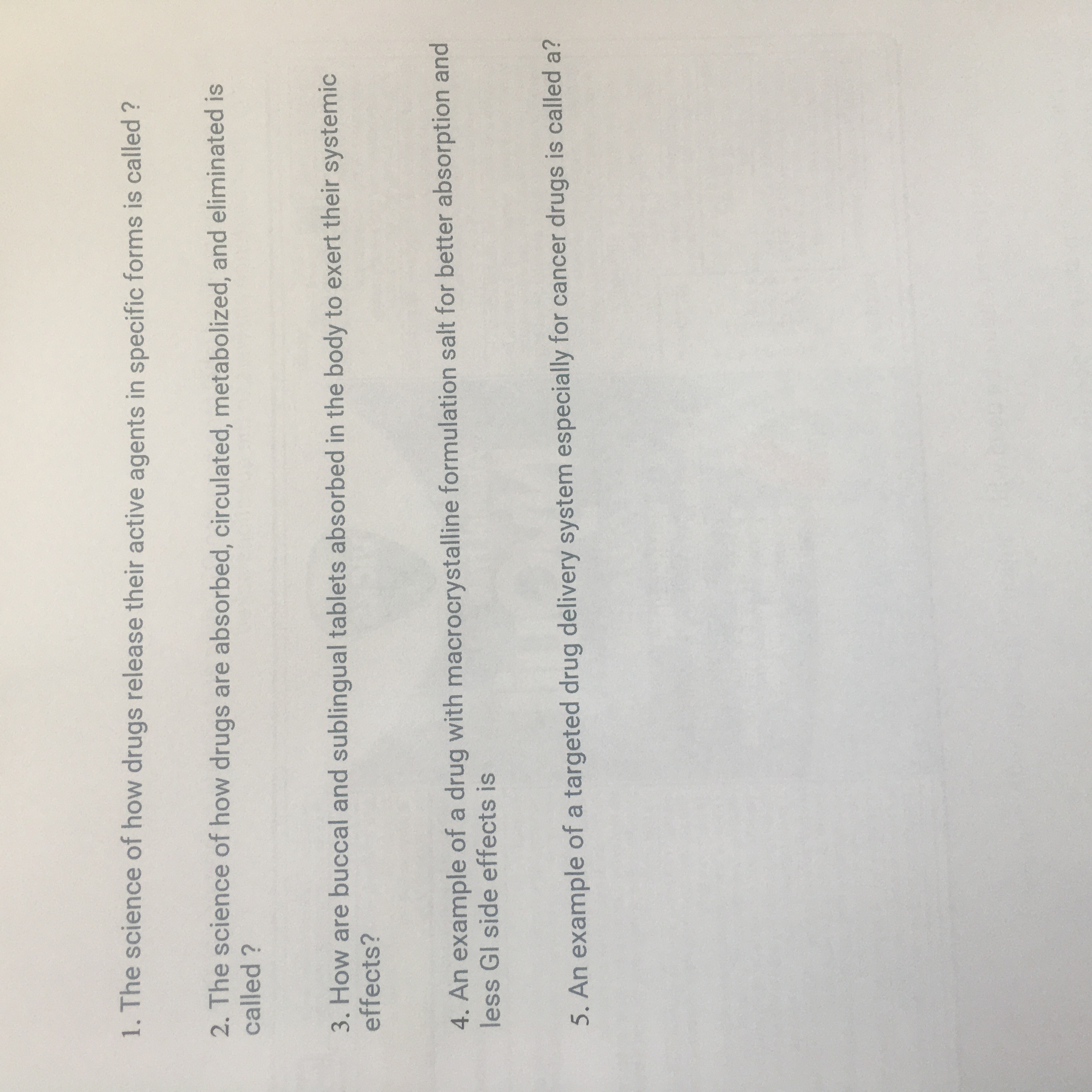 Solved The science of how drugs release their active agents | Chegg.com