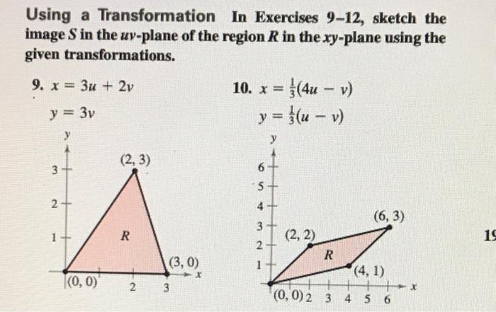 Solved Using a Transformation In Exercises 9-12, sketch the | Chegg.com