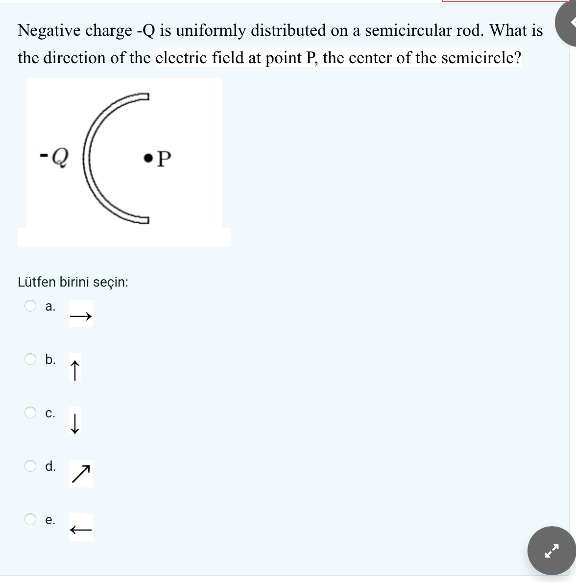 Solved Negative charge - \( ﻿Q \) ﻿is uniformly distributed | Chegg.com