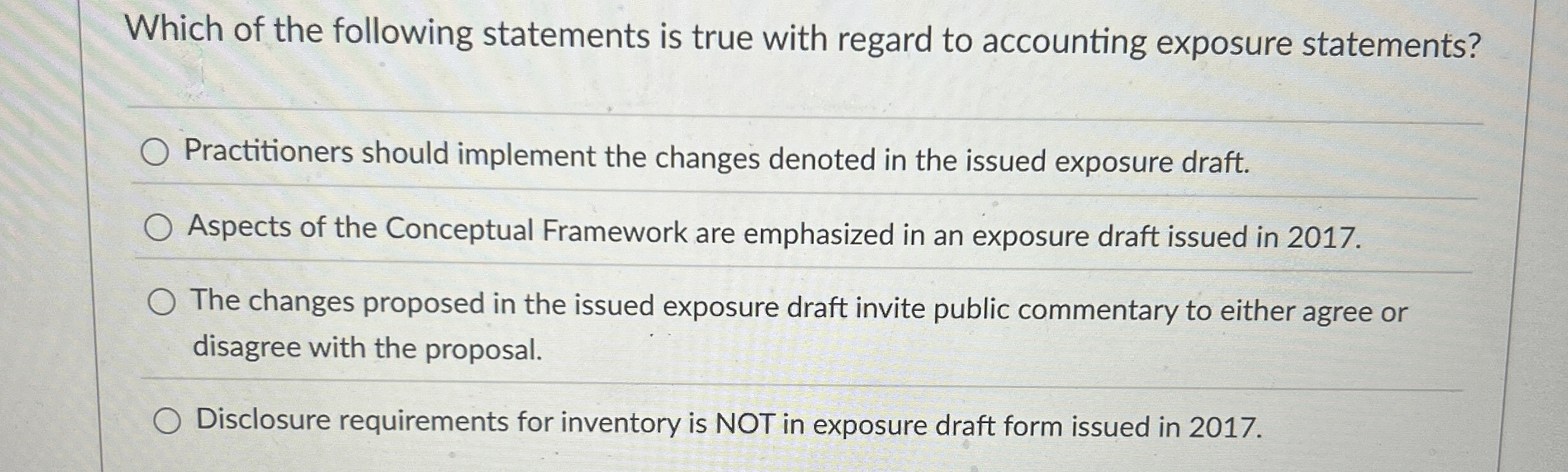 Solved Which of the following statements is true with regard | Chegg.com