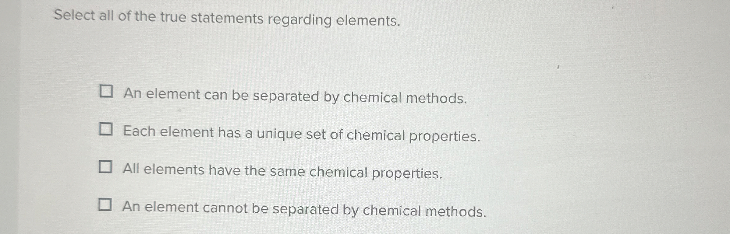 Solved Select all of the true statements regarding | Chegg.com