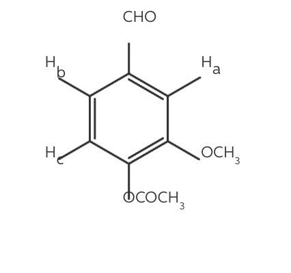 Solved Comparing the chemicl sheift of Ha ,Hb and Hc, which | Chegg.com