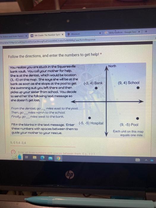 Follow the directions, and enter the numbers to get | Chegg.com