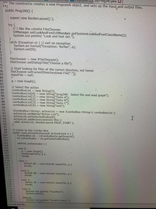 Specification: Start with the given Java program | Chegg.com