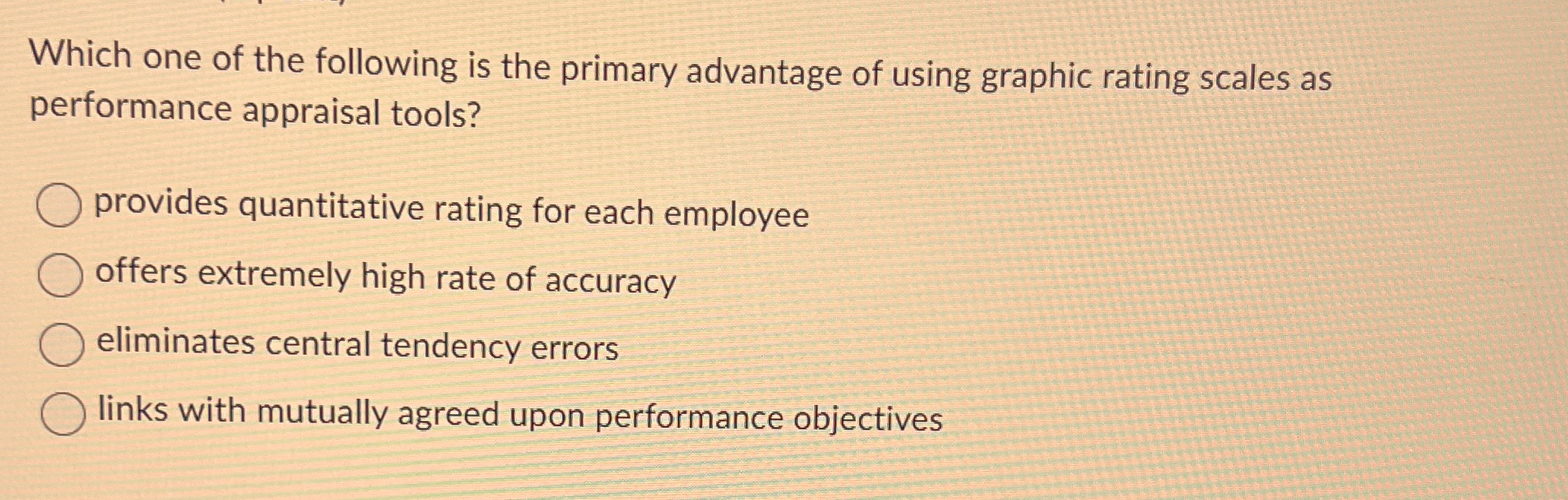 Solved Which one of the following is the primary advantage | Chegg.com