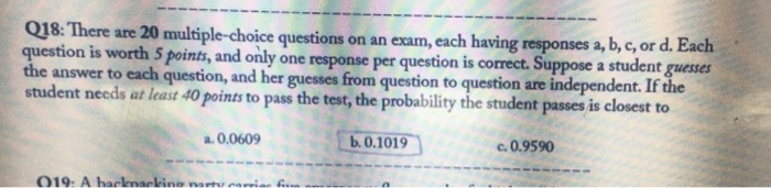 Solved ------------------------------------------ Q18: There | Chegg.com