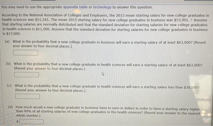 Solved You may need to use the appropriate appendix table or | Chegg.com
