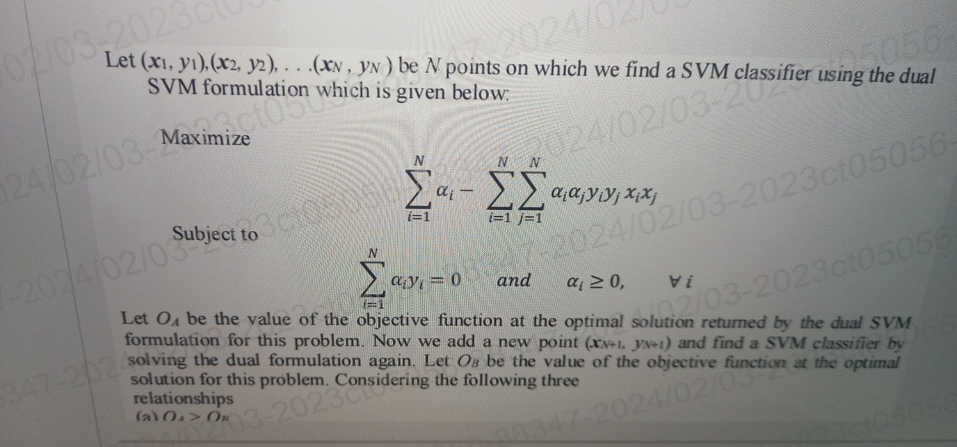 Solved Let (x1,y1),(x2,y2),dots(xN,yN) ﻿be N ﻿points on | Chegg.com
