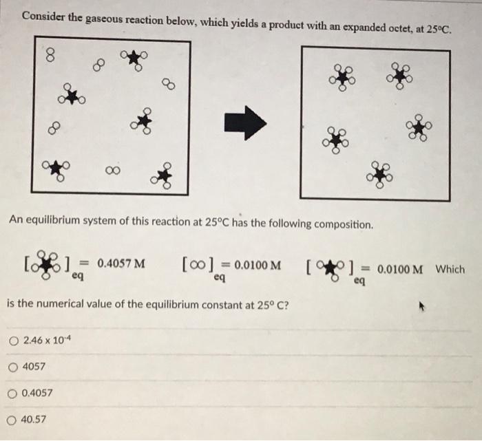 Solved Consider the gaseous reaction below, which yields a | Chegg.com