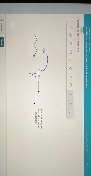 Solved Consider this organic mechanism: Click and drag to | Chegg.com
