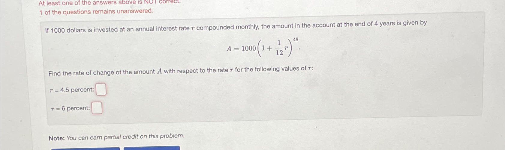 Solved At least one of the answers above is NO1 ﻿correct.1 | Chegg.com