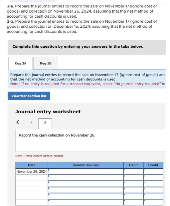 Solved 3-a. Prepare the journal entries to record the sale | Chegg.com