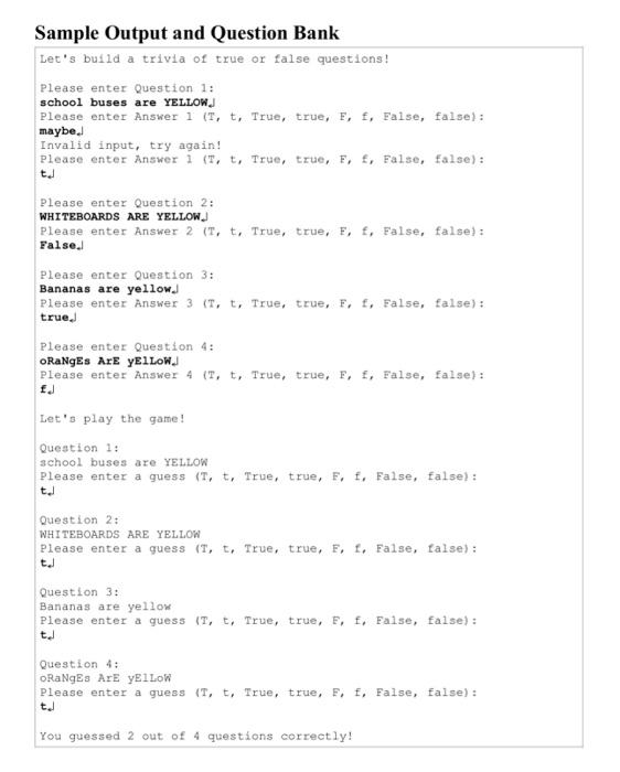 Solved Write Programs That Use Parallel Arrays