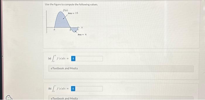 Solved Use the figure to compute the following values. (a) | Chegg.com