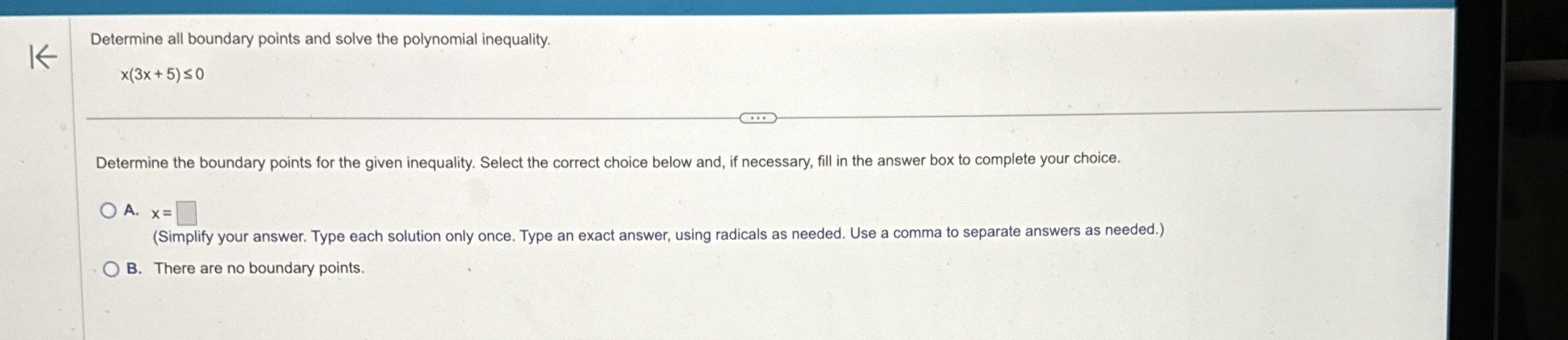 Solved Determine all boundary points and solve the | Chegg.com