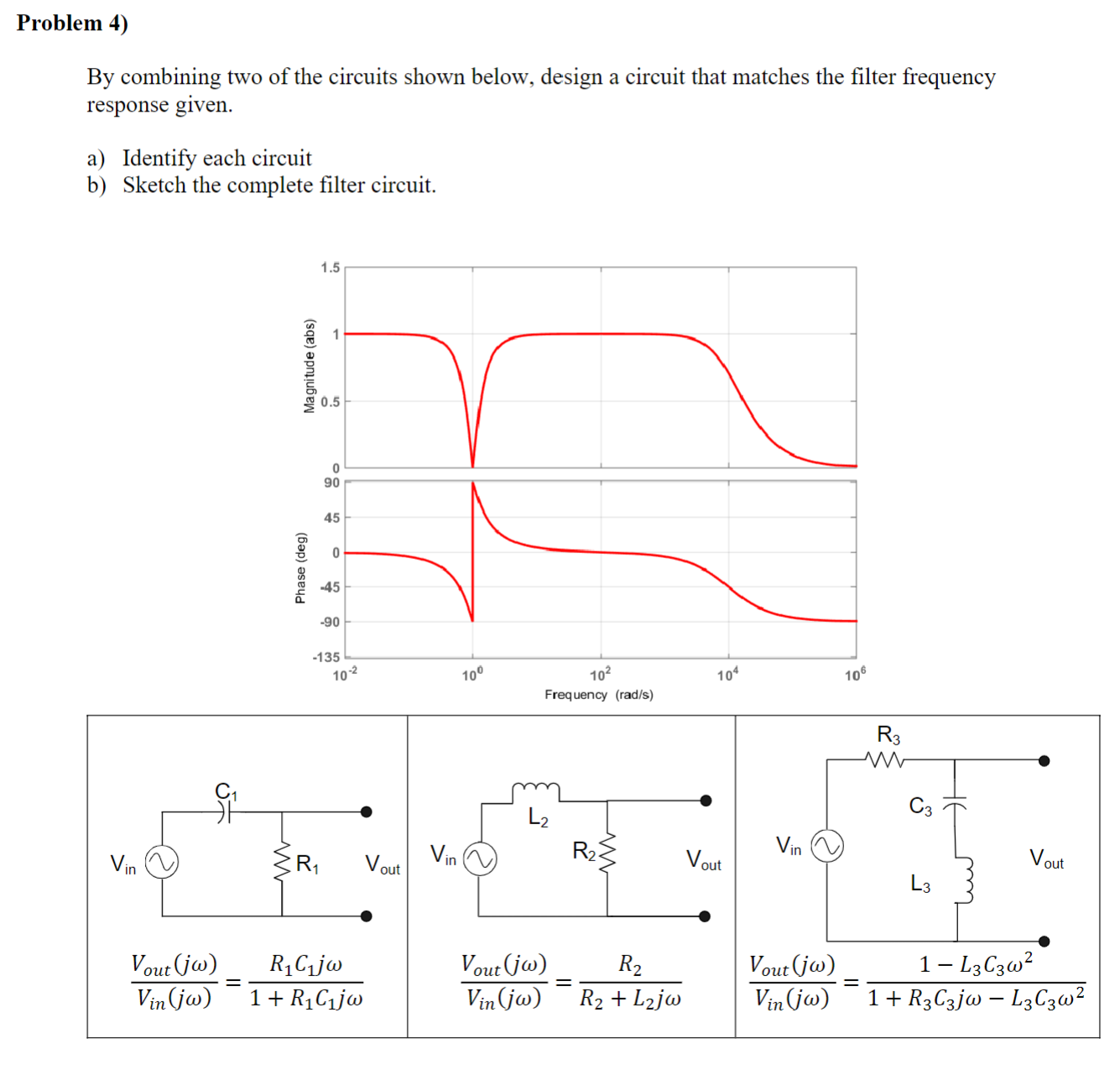 Solved Problem 4)By combining two of the circuits shown | Chegg.com