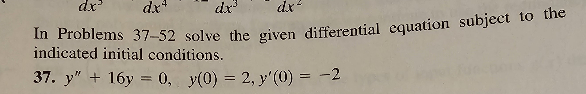 In Problems 37-52 ﻿solve the given differential | Chegg.com