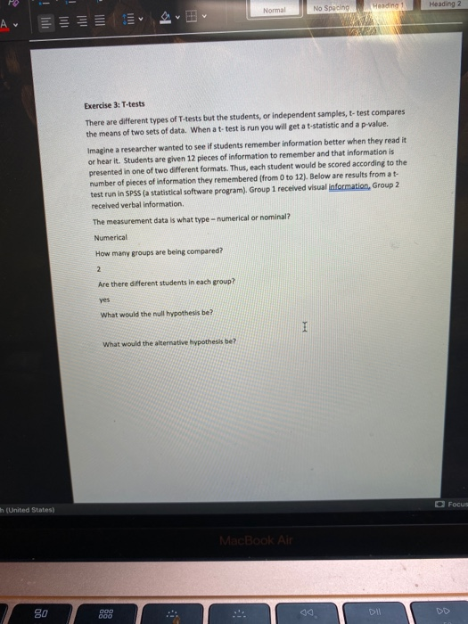 Solved Heading 1 No Spacing Normal Heading 2 A v ilul I | Chegg.com