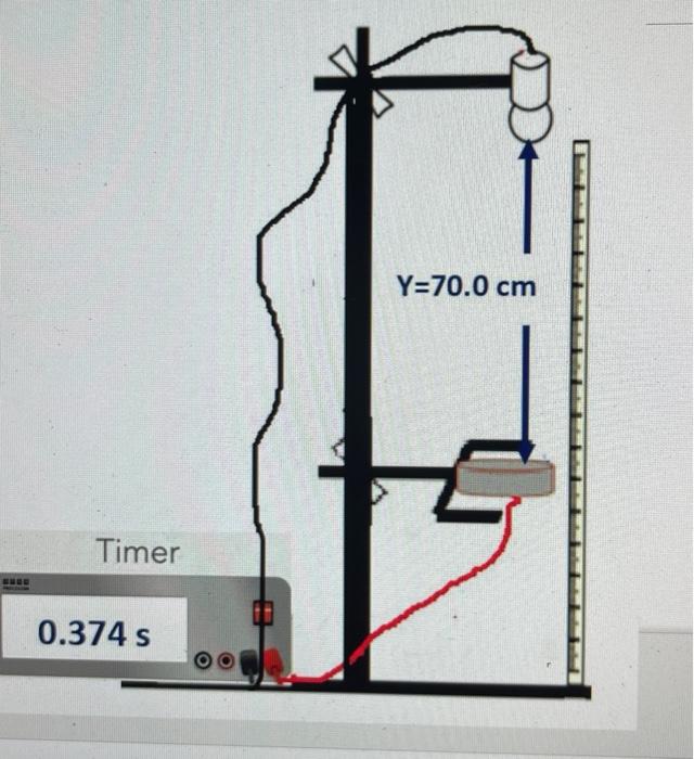 Solved A Free Fall experiment was performed by a student in | Chegg.com