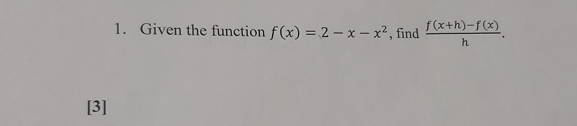 Solved Show algebraically whether the following functions | Chegg.com