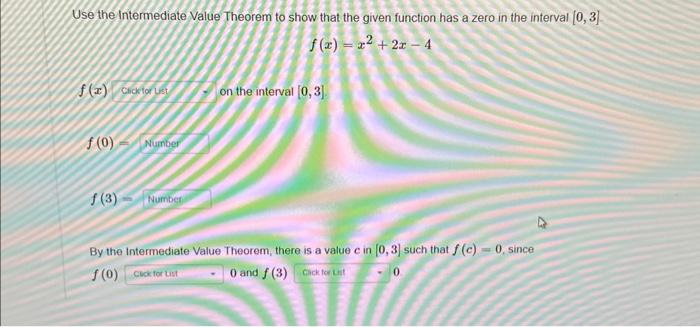 Solved Use The Intermediate Value Theorem To Show That The