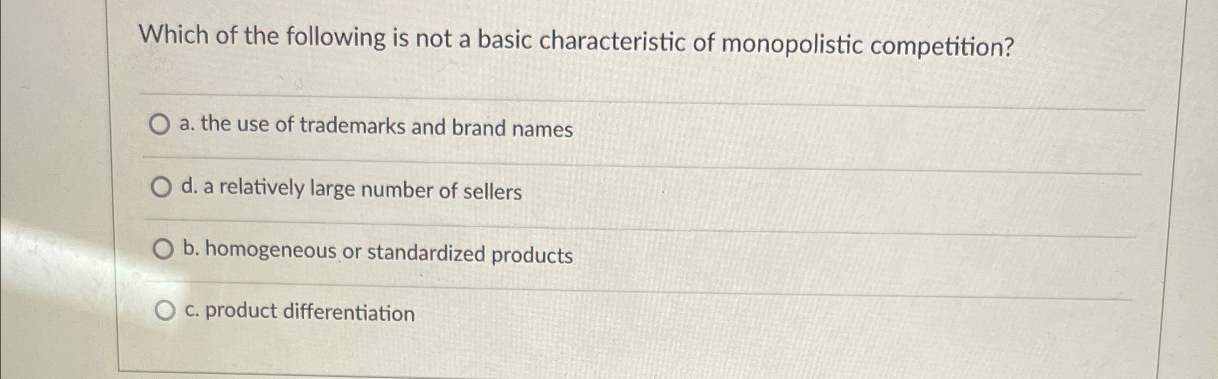 Solved Which of the following is not a basic characteristic | Chegg.com