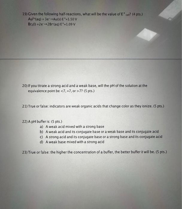 Solved please answer showing steps. and please explain how | Chegg.com