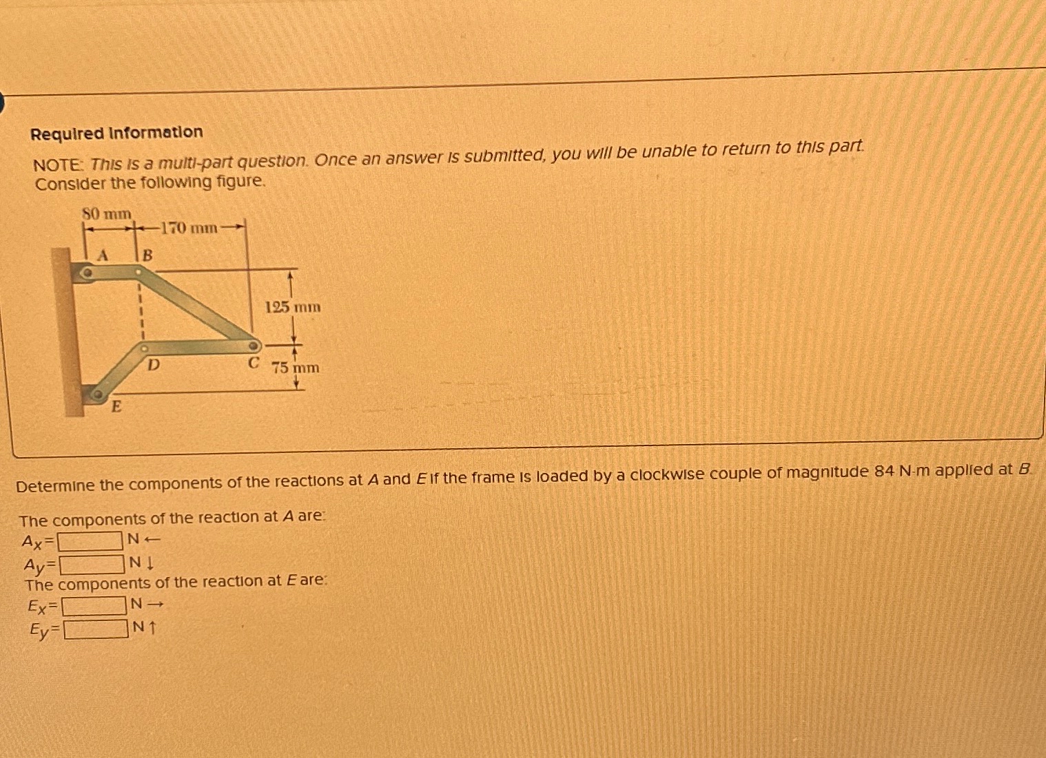 Solved Required InformationNOTE: This is a multi-part | Chegg.com