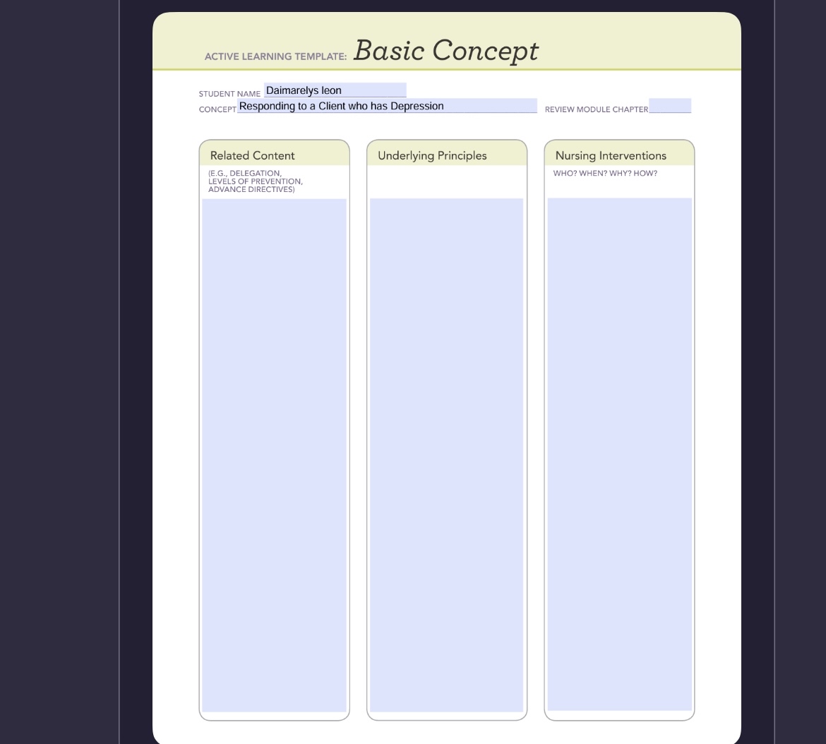 Solved active learning template: Basic ConceptSTUDENT NAME | Chegg.com